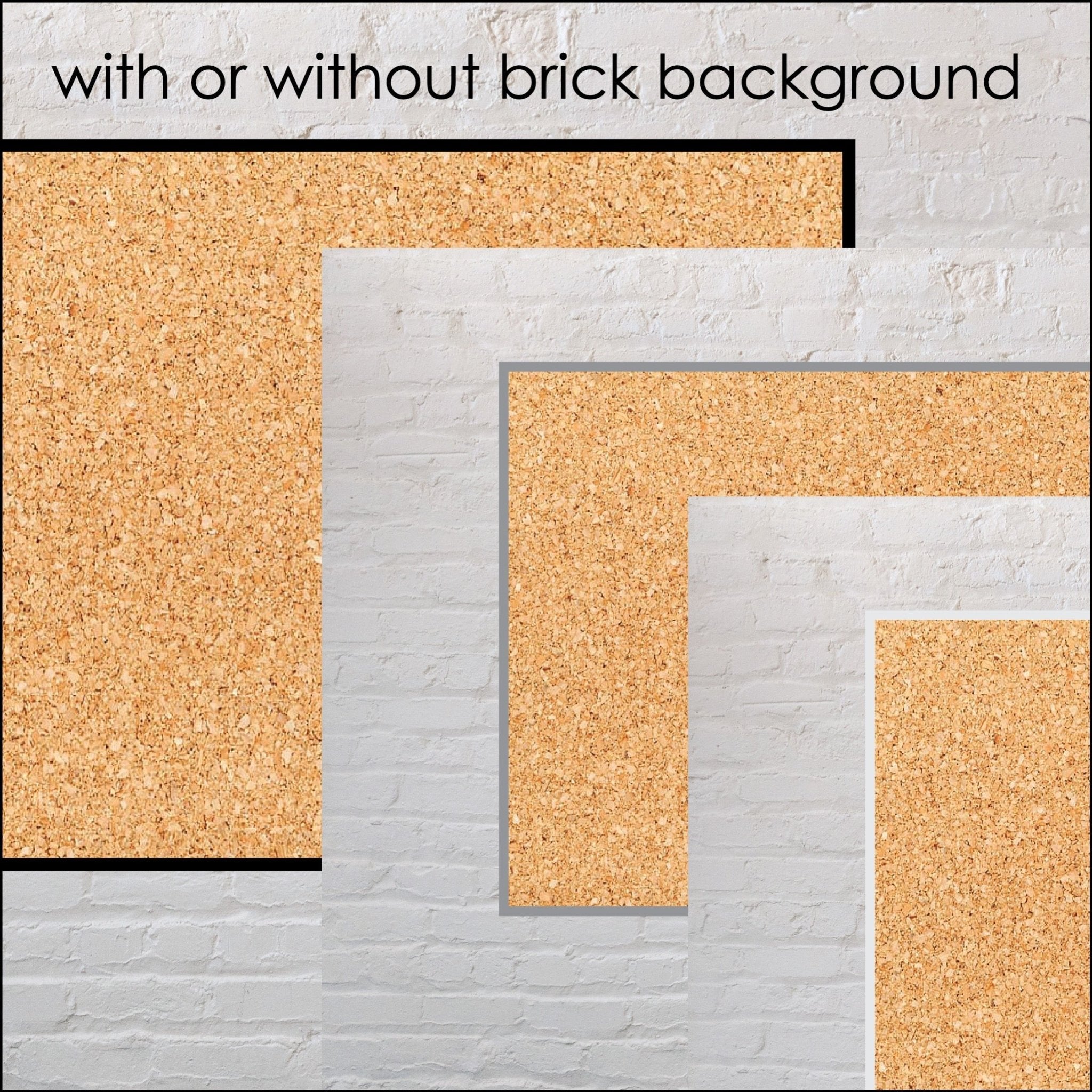 Bulletin Board Mock Up | Cork Board Image