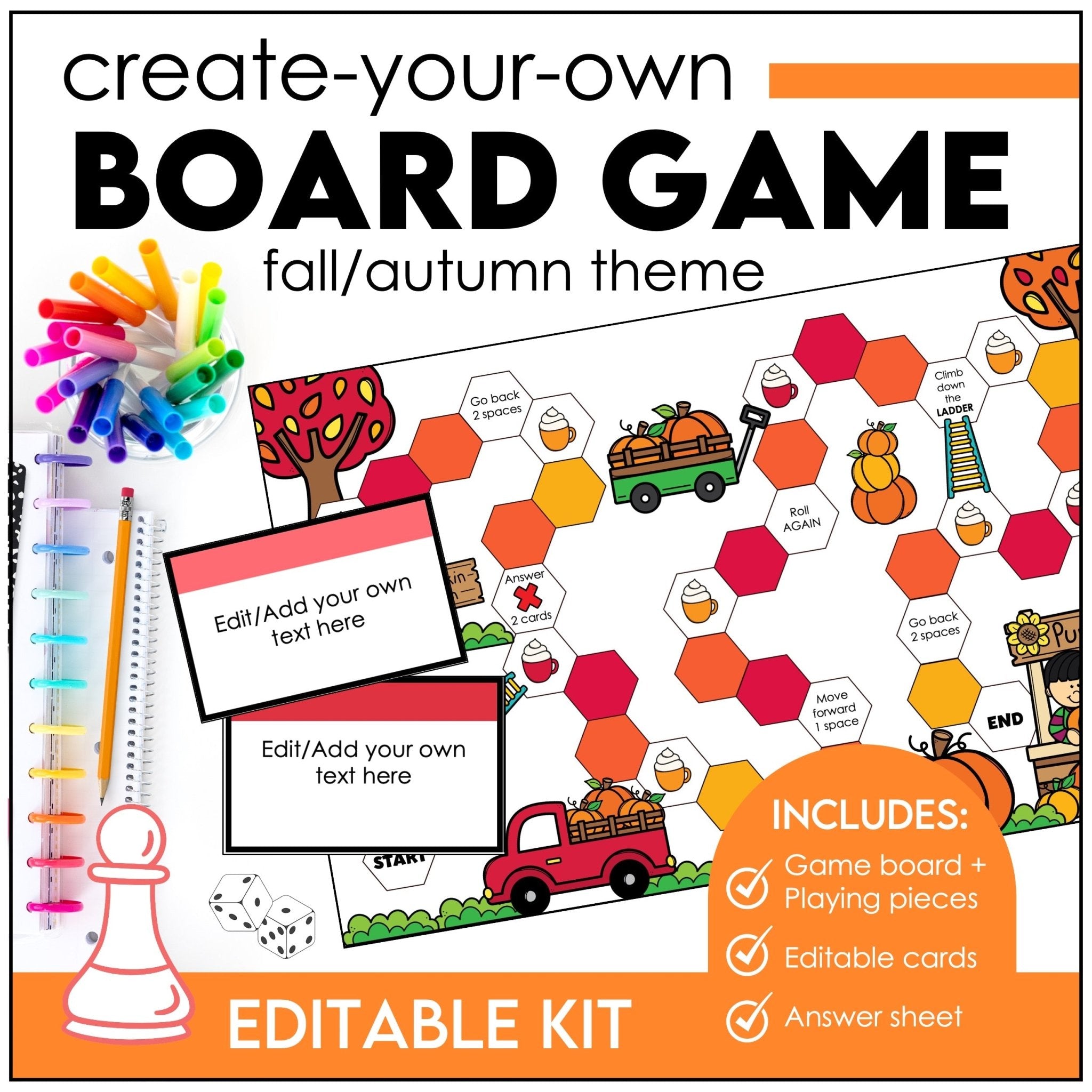 Autumn Game Board – Create Custom Boards for Any Subject