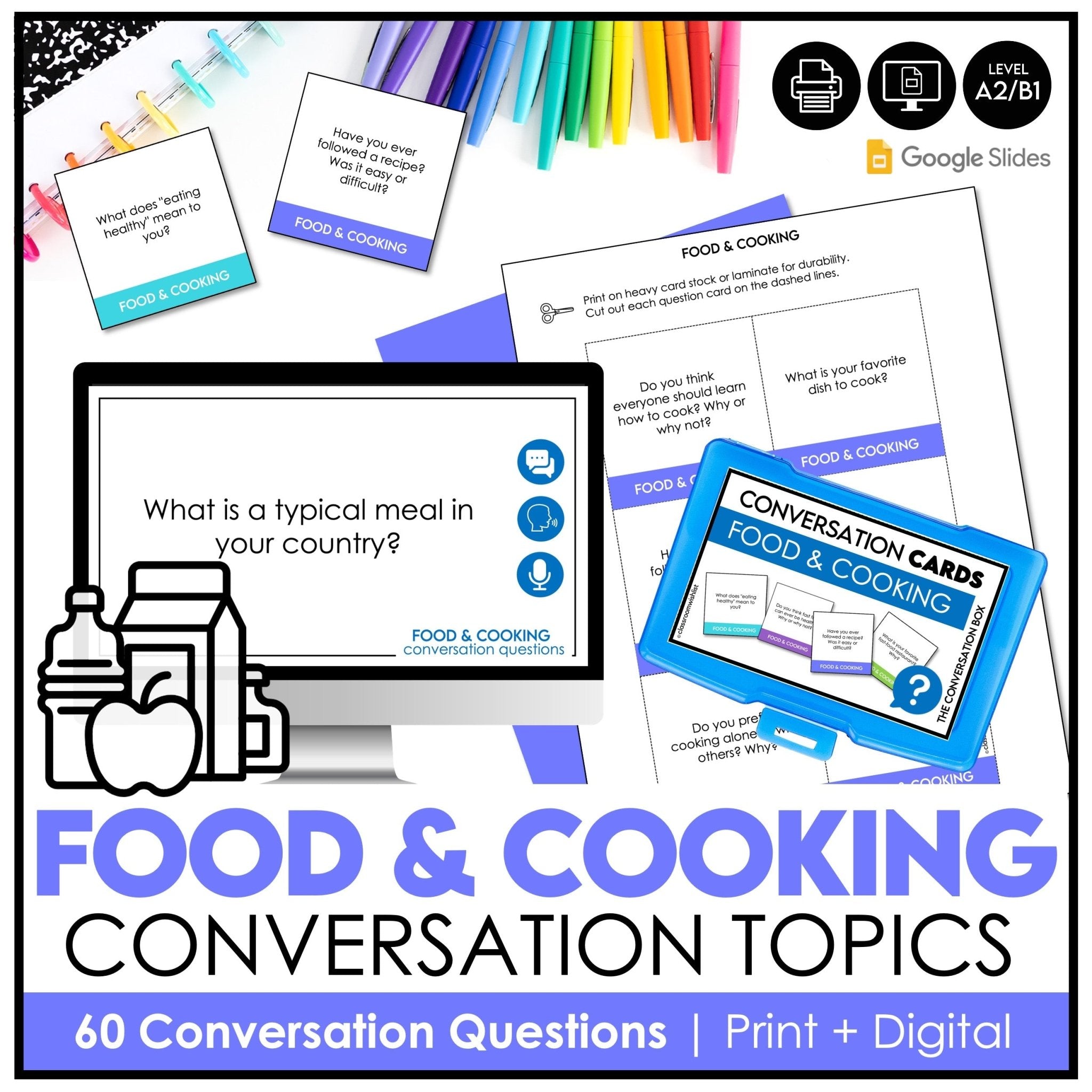 English Conversation Questions: Food & Cooking | ESL & EFL