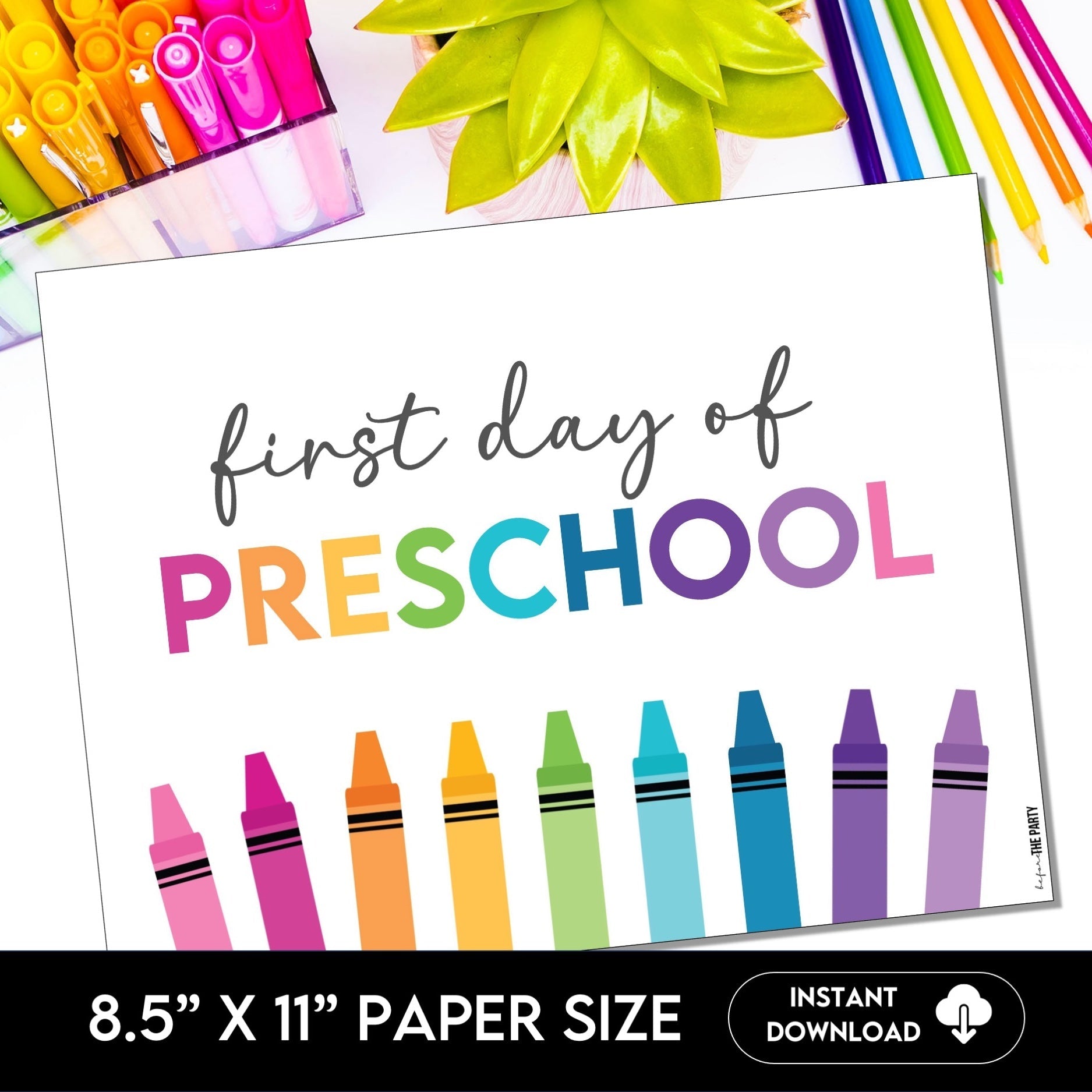 Back To School Printable Sign