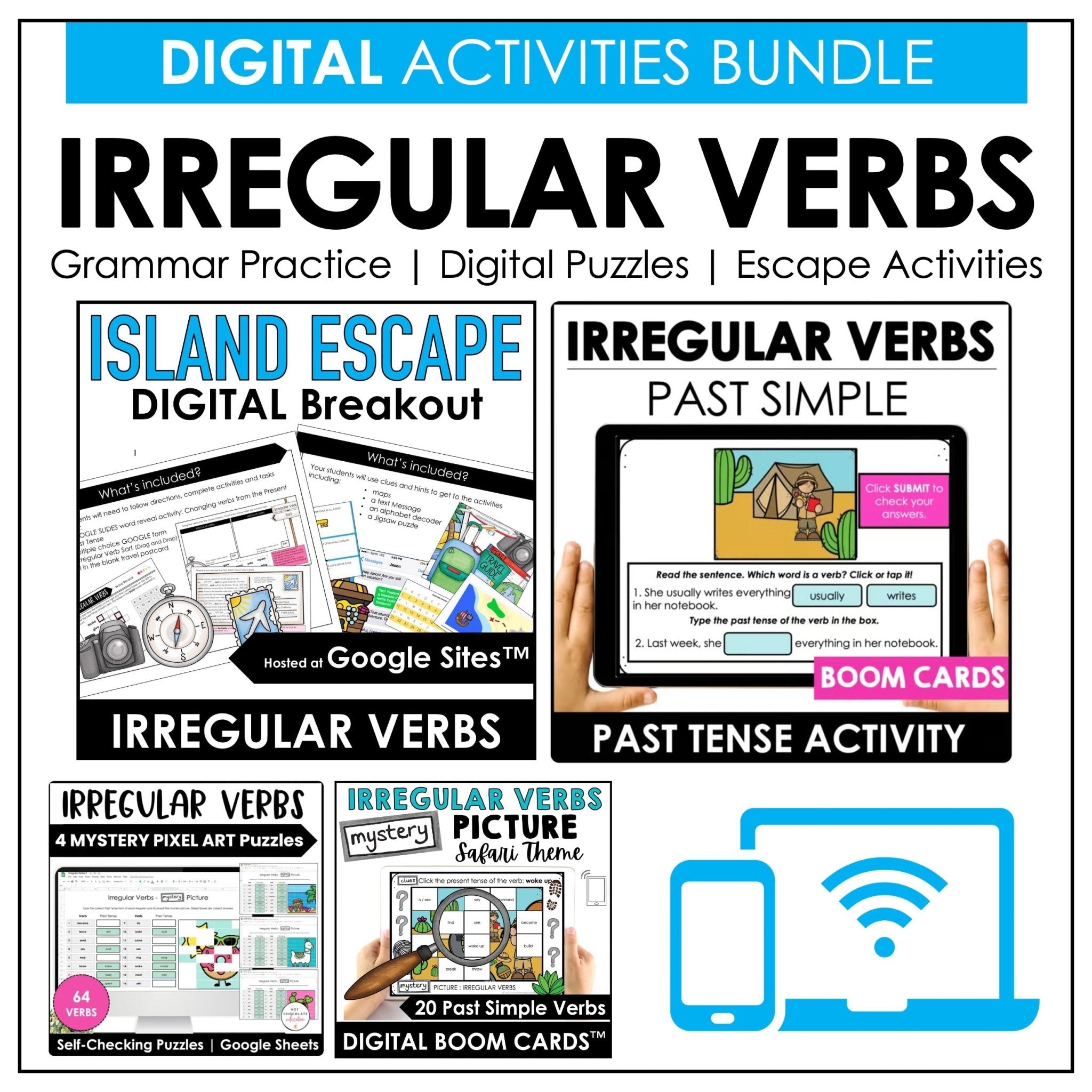 Past Tense Irregular Verbs : ESL Digital Games & Activities
