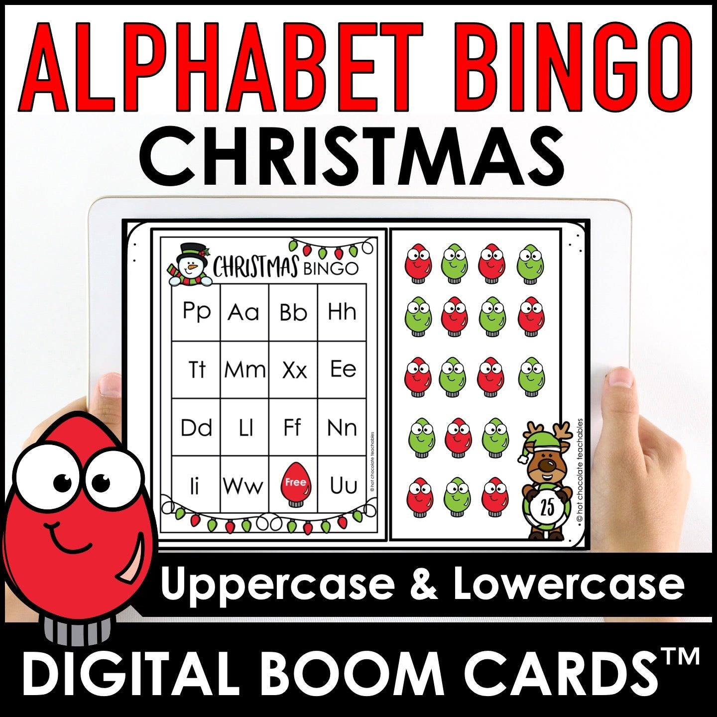 Christmas Alphabet Bingo Boom Cards