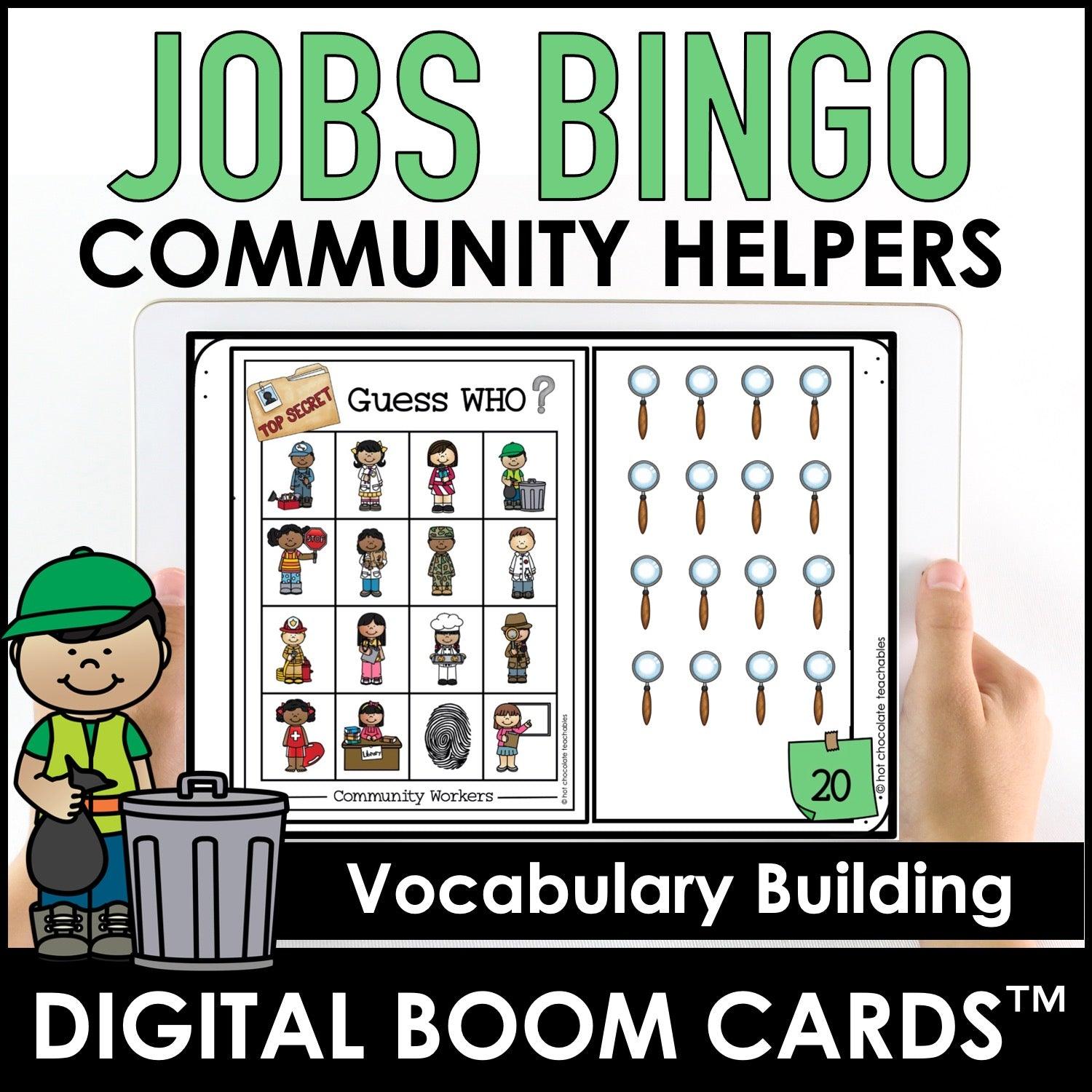 Community Helpers Bingo Game - Jobs & Occupations