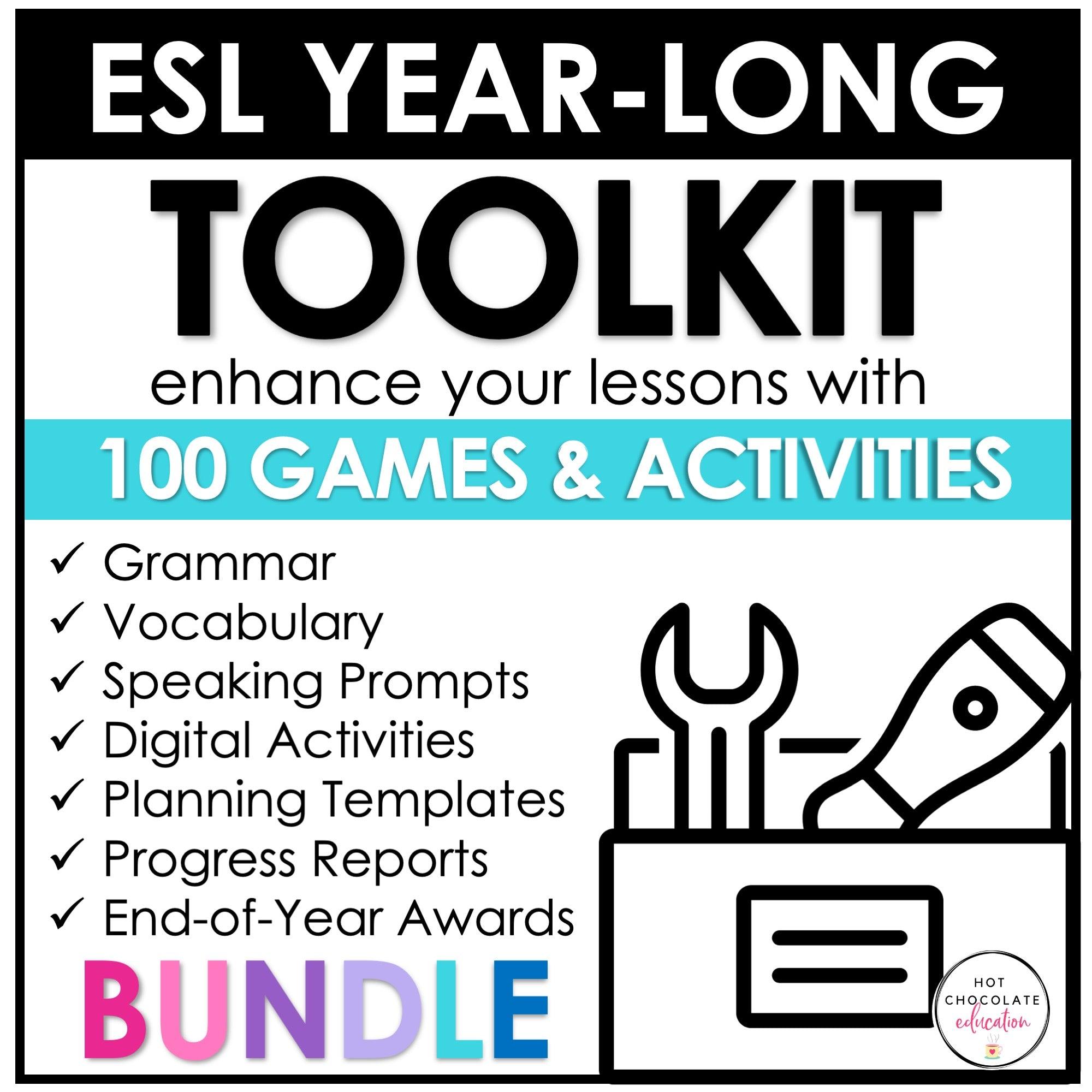 ESL Games & Activities Bundle | English Teaching Kit