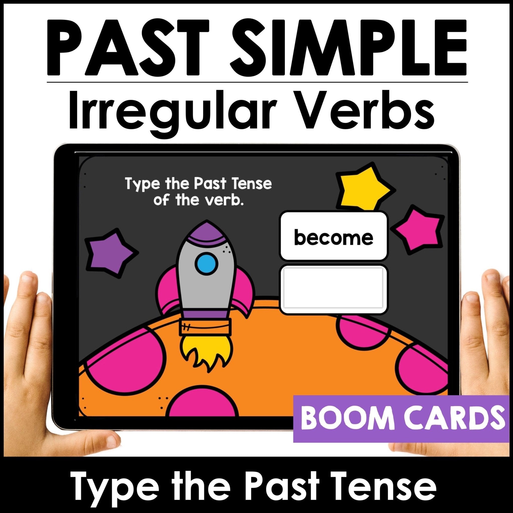 Irregular Verb Past Tense Boom Cards
