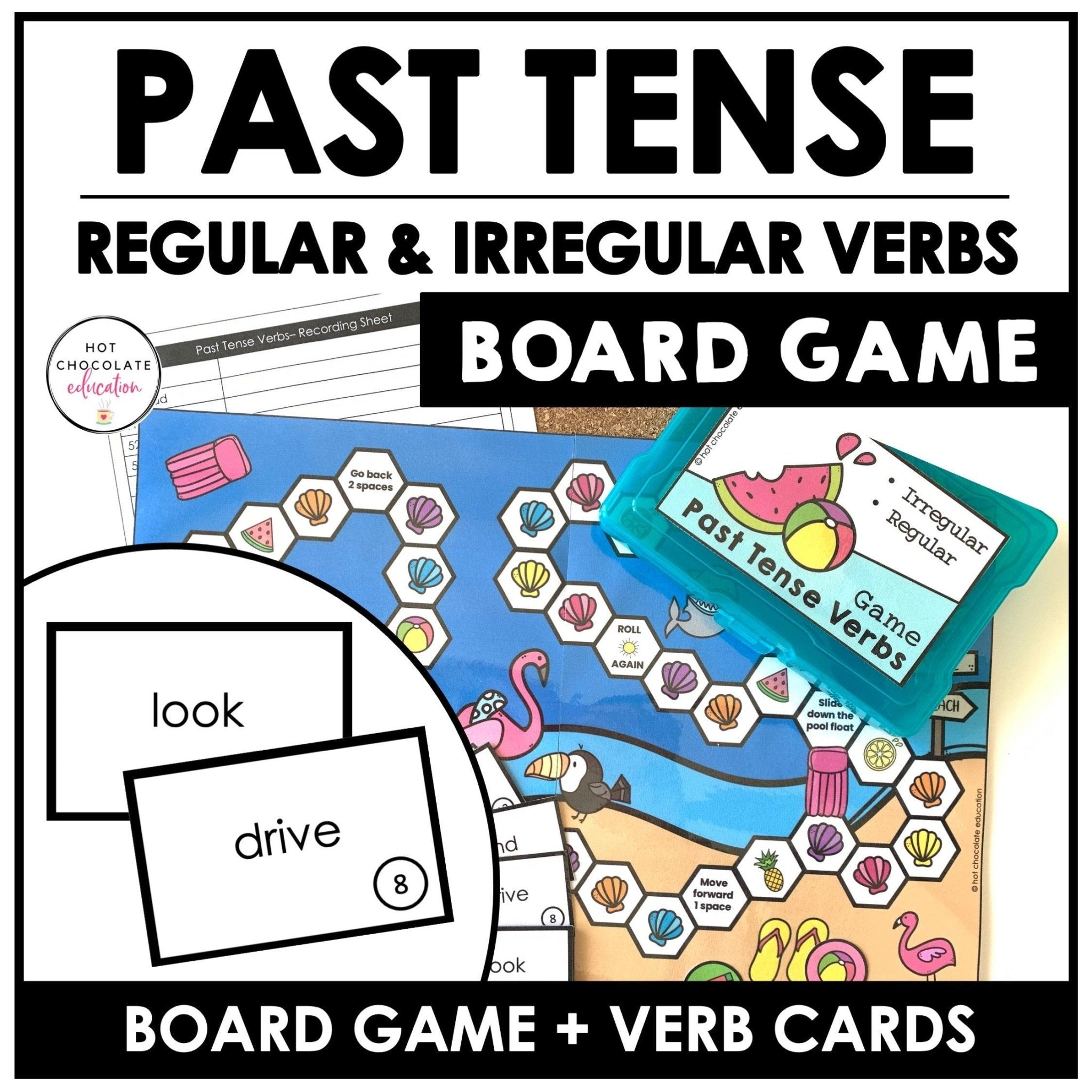 Verb Change Board Game - Regular & Irregular Verbs