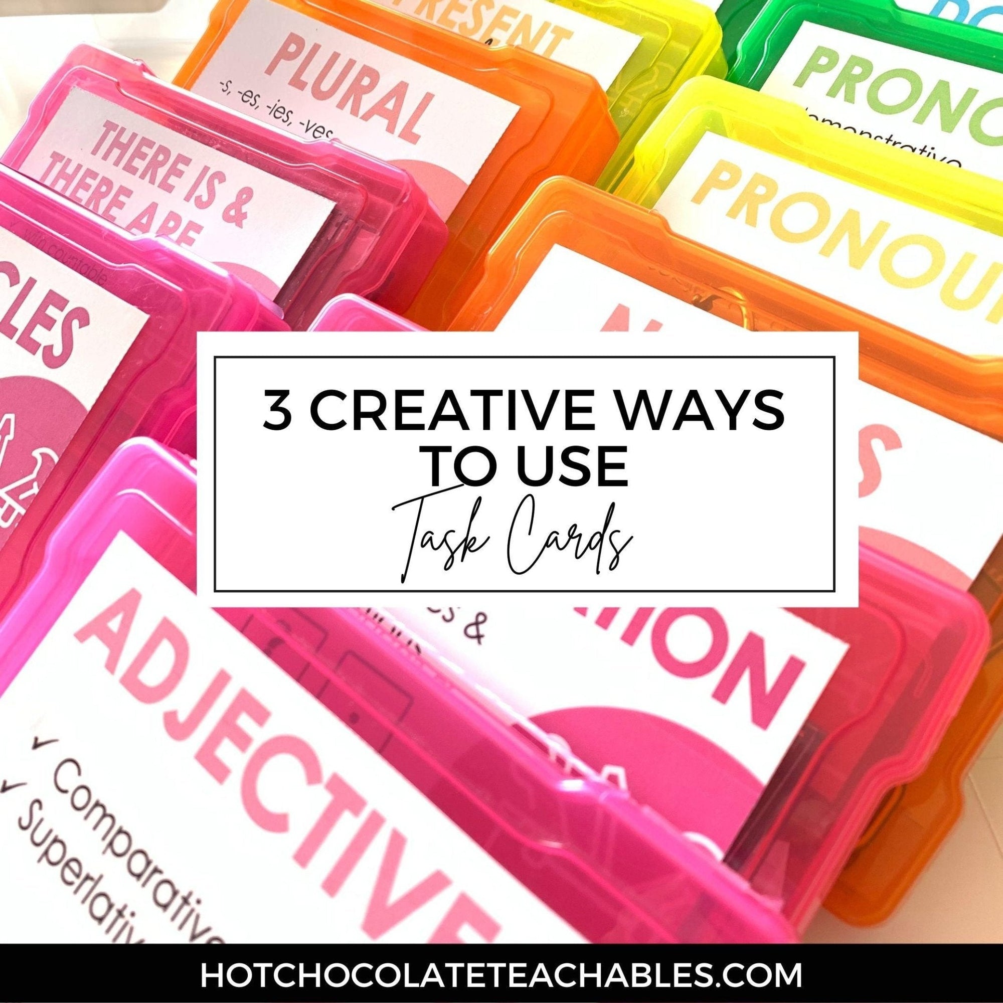 Creative Ways to Use Grammar Task Cards in ESL classrooms
