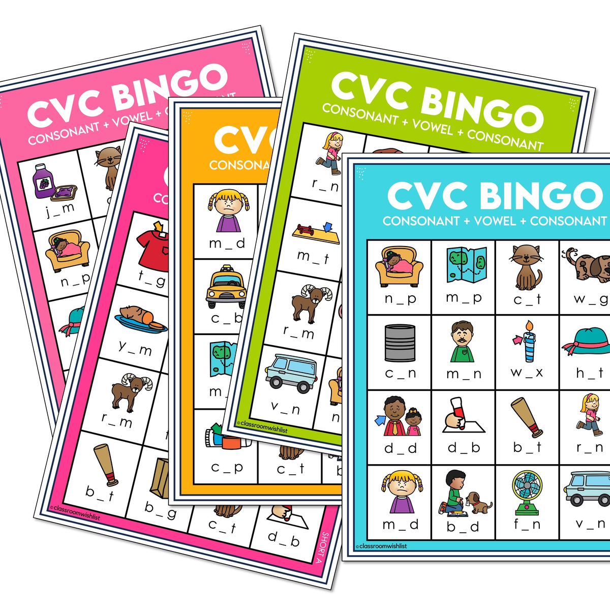 CVC words | Sight Words - Hot Chocolate Teachables