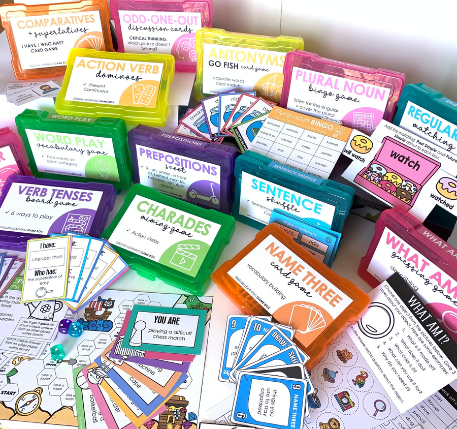 Vocabulary & Grammar Games for Teaching English