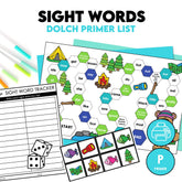 Beginning Sight Word Bingo Game | Kindergarten & 1st Grade