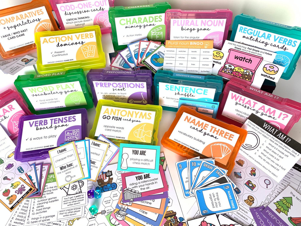 ESL Game Bundles - Hot Chocolate Teachables