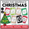 Christmas Finish the Sentence Game | ESL Grammar
