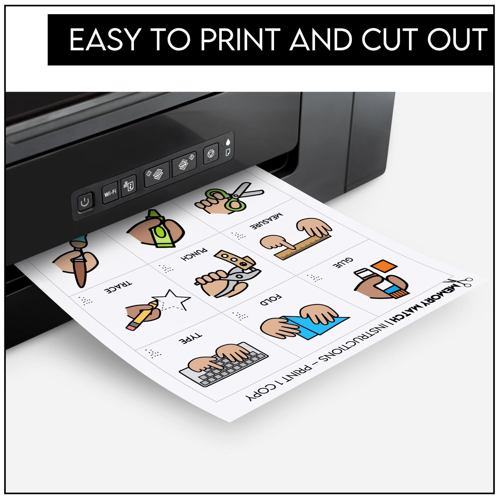 Classroom Instructions Memory Game | Vocabulary Game