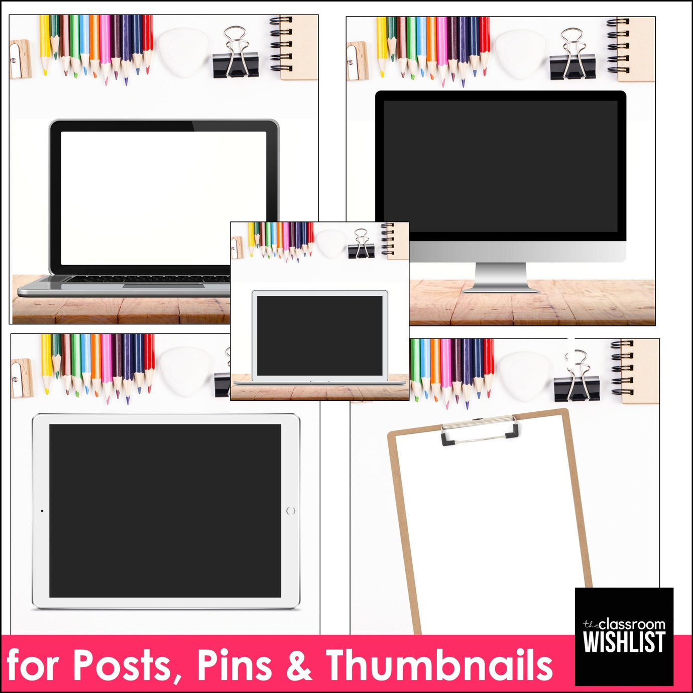 COMPUTER SCREEN MOCKUPS Tablet - Desktop - Laptop