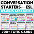 Conversation Card Bundle: Over 640 conversation questions