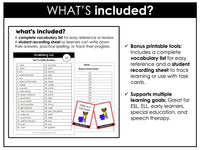 Basic Verbs & Chores Flashcards: ESL Task Cards