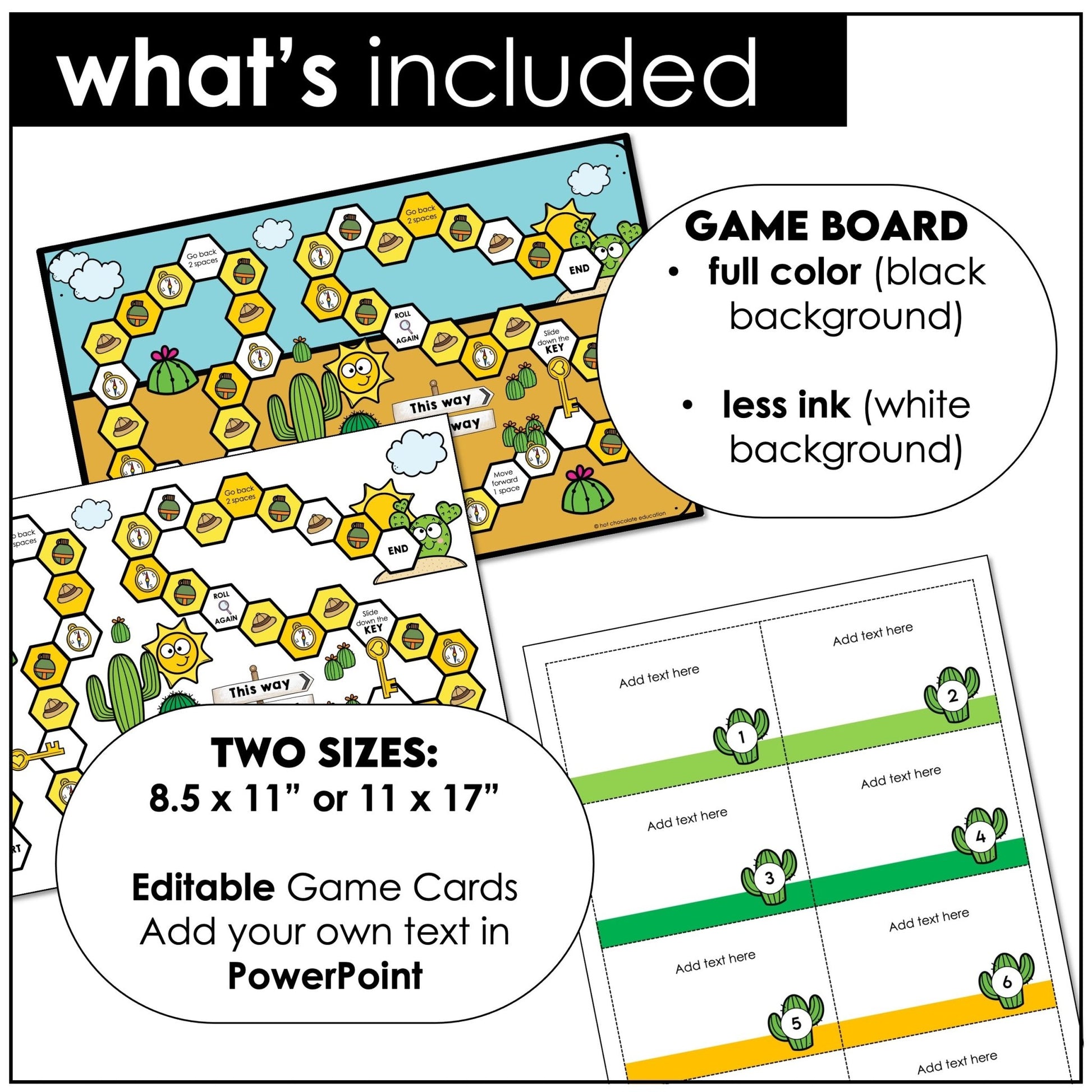Editable Game Board Templates - Design your Own Game Boards