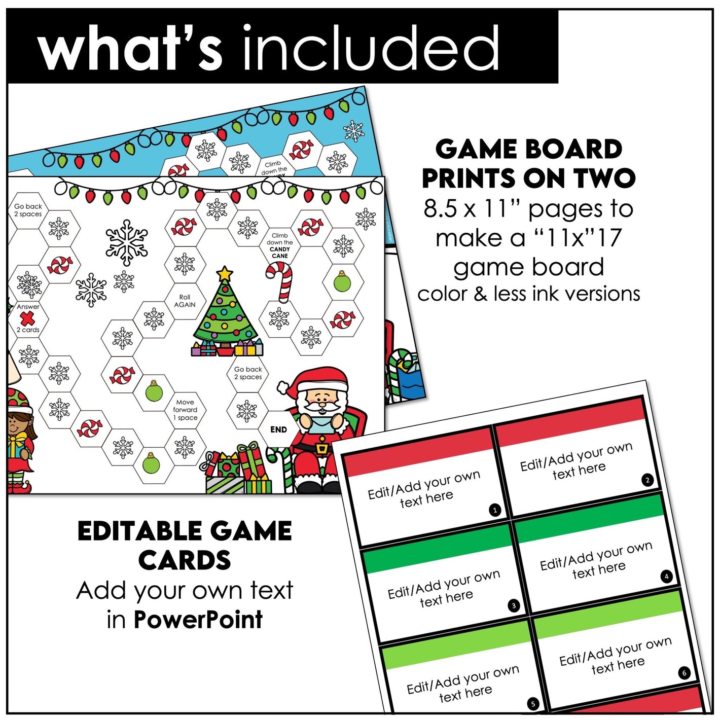 Editable Board Games - Hot Chocolate Teachables