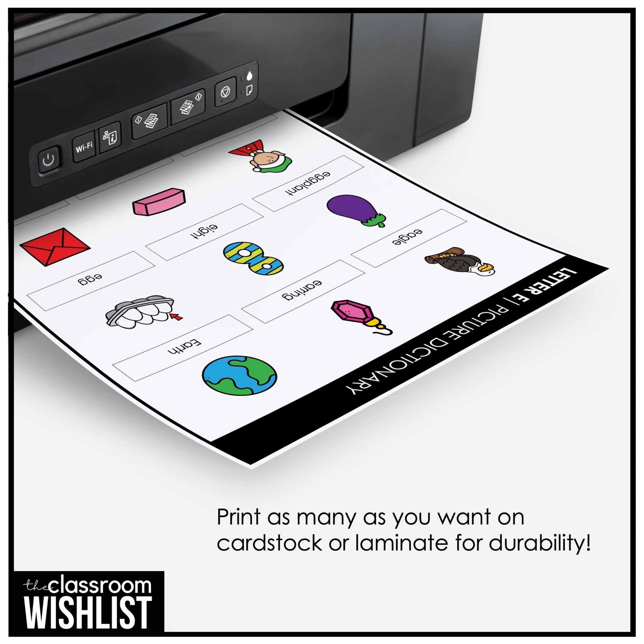 ESL Alphabet Flashcards - Beginning Sound Vocabulary Cards