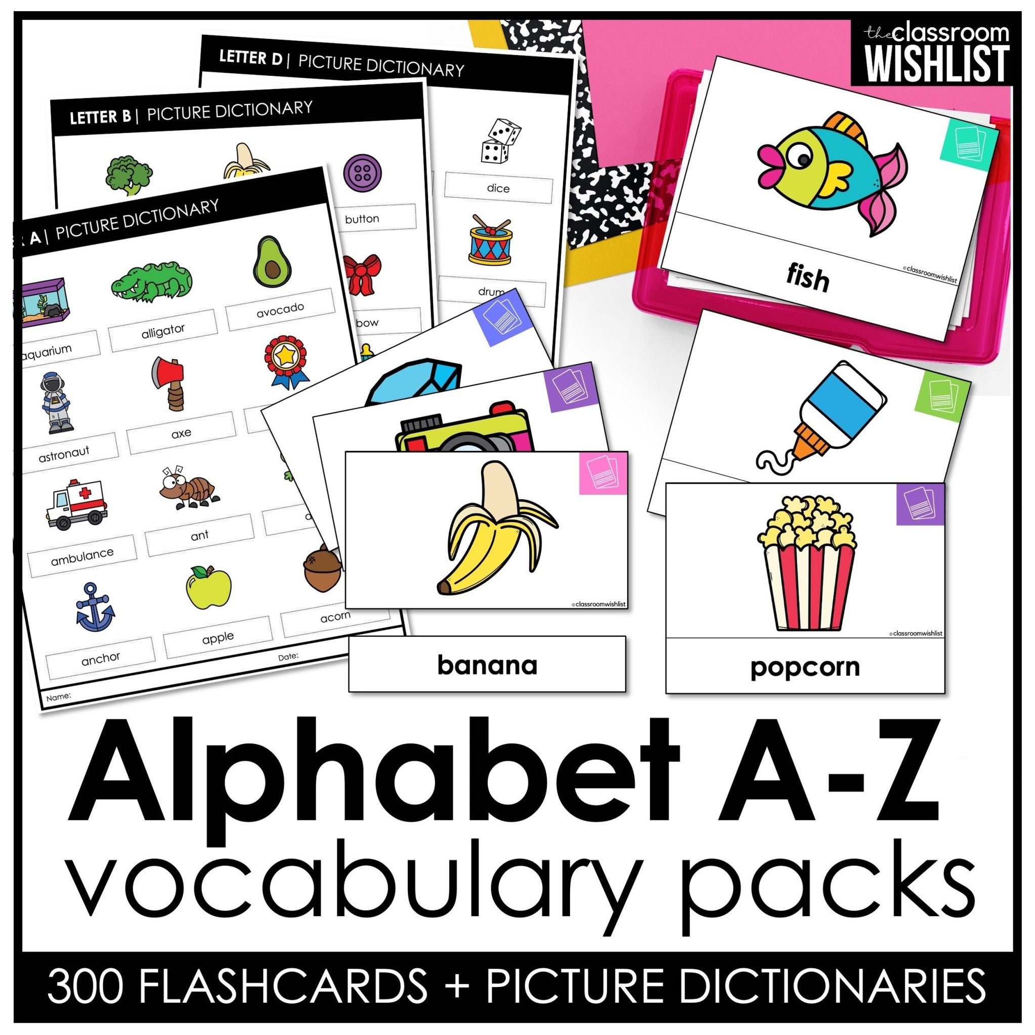 Flashcards for ESL - Hot Chocolate Teachables