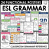 ESL Grammar Posters: 24 Functional Classroom Decor Visuals