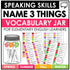 Name Three - Seasonal Vocabulary Activity for Kids