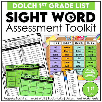 Dolch Sight Word Assessment + Progress Monitoring - Hot Chocolate ...
