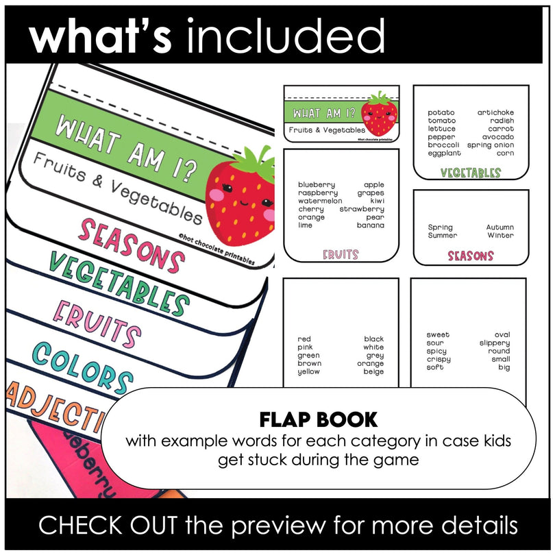 Fun Guessing Game for Young Learners - What am I?