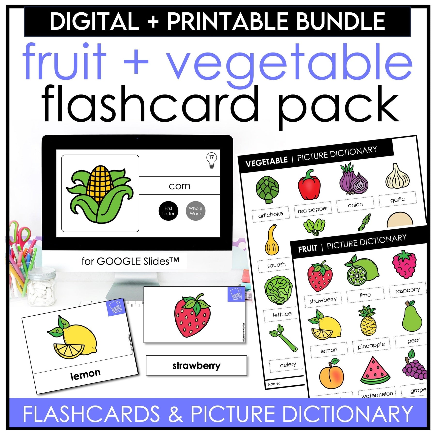 Flashcards for ESL - Hot Chocolate Teachables