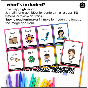 Flashcards for ESL - Hot Chocolate Teachables