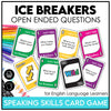 Ice Breaker Card Game - Getting to Know You - Back to School