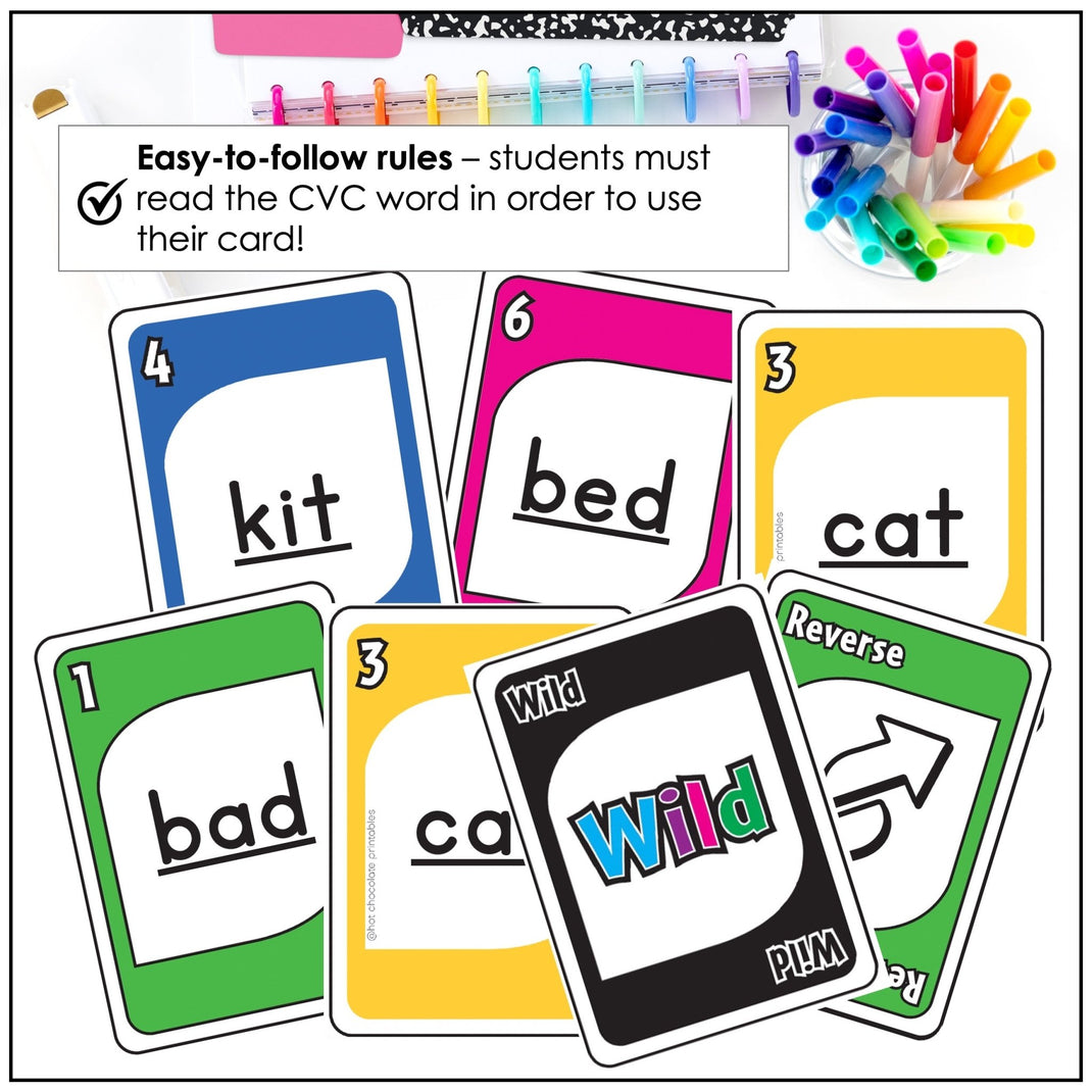 Printable Card Games - Hot Chocolate Teachables