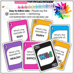 Opposites: Vocabulary UNO Inspired Card Game - Antonyms