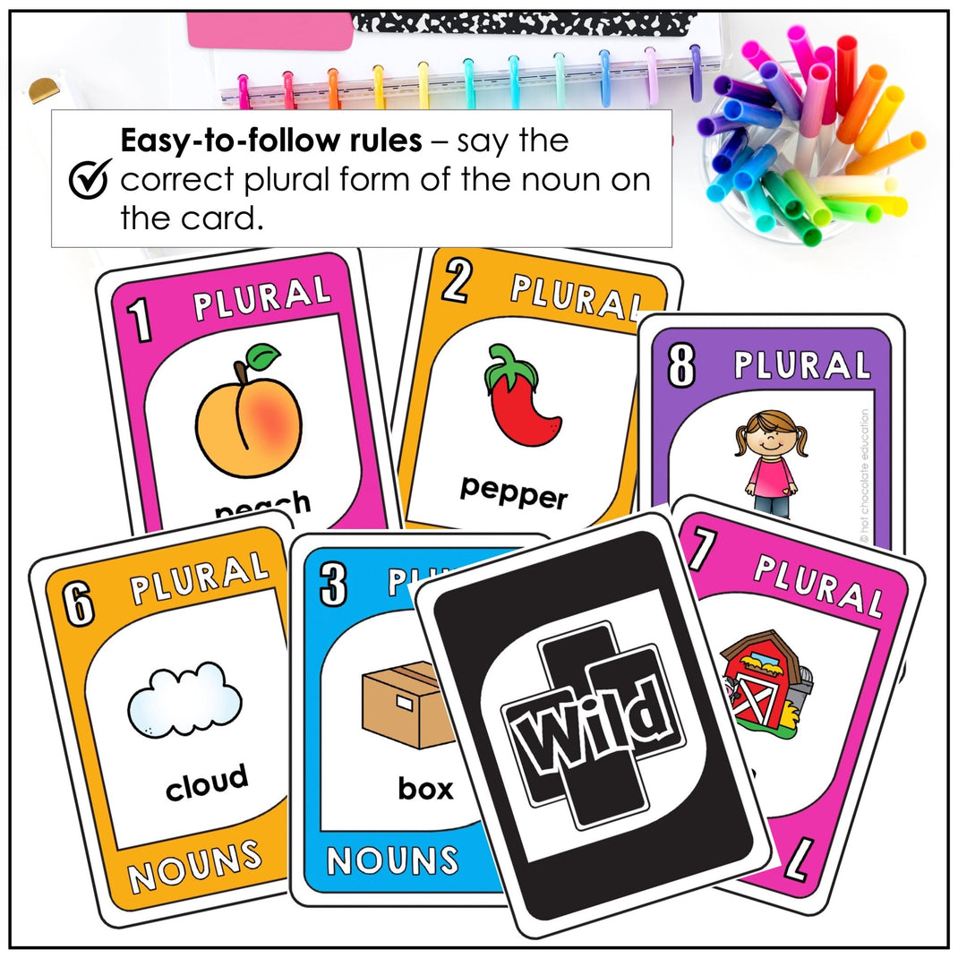 Printable Card Games - Hot Chocolate Teachables