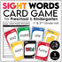 Pre-Primer Sight Word Card Game for Pre-K and Kindergarten