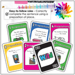 Prepositions of Place - Location Card Game