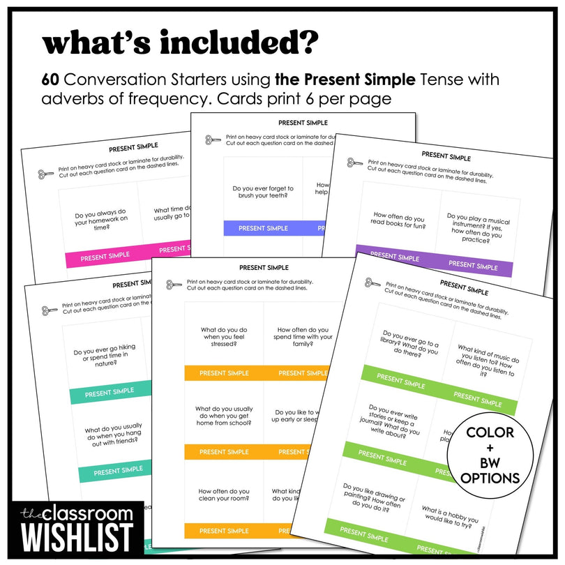 Present Simple Conversation Questions about Daily Routine