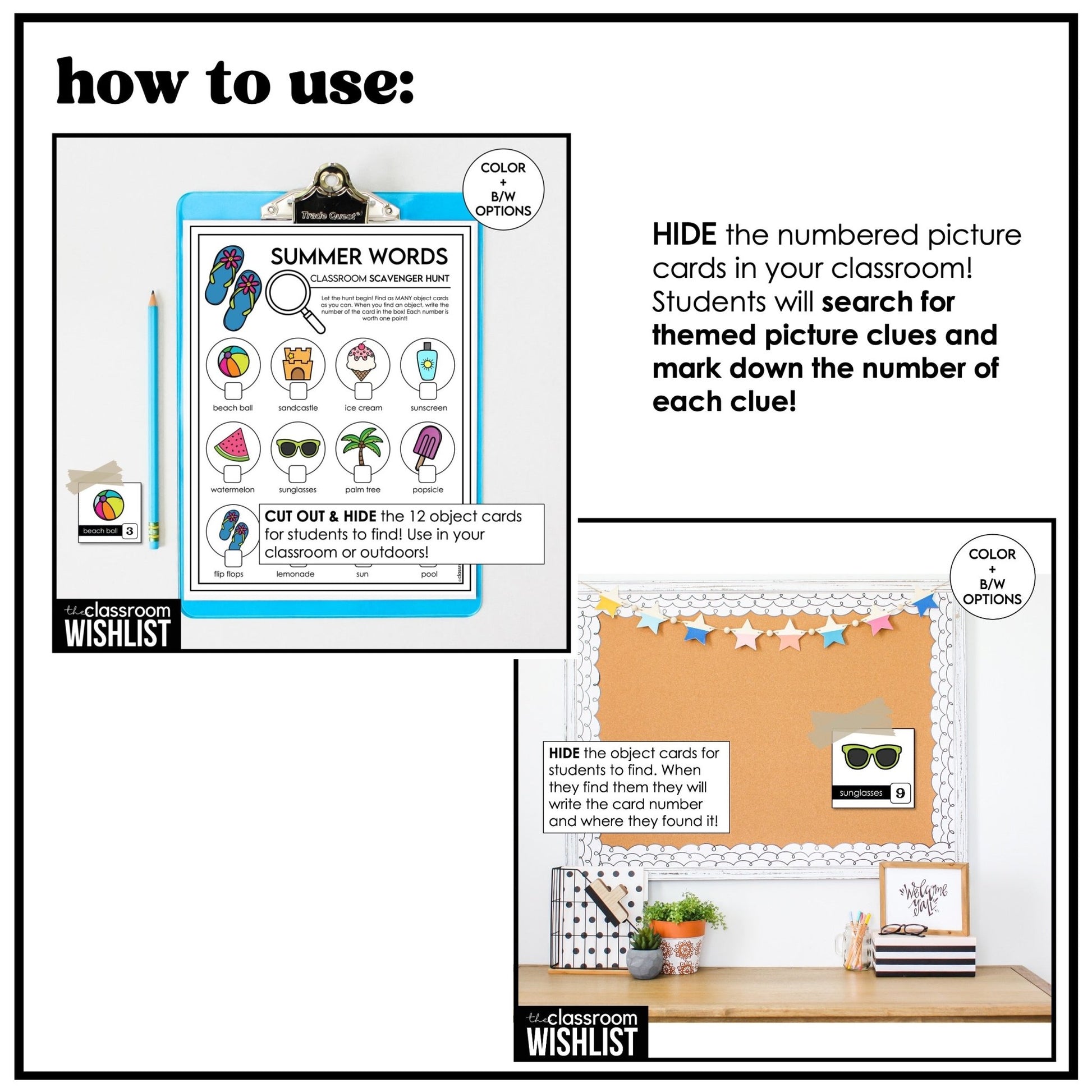 Seasonal & Holiday Scavenger Hunt Bundle – Vocabulary Bundle