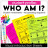 Student Profile Worksheets for Back to School - Who am I?