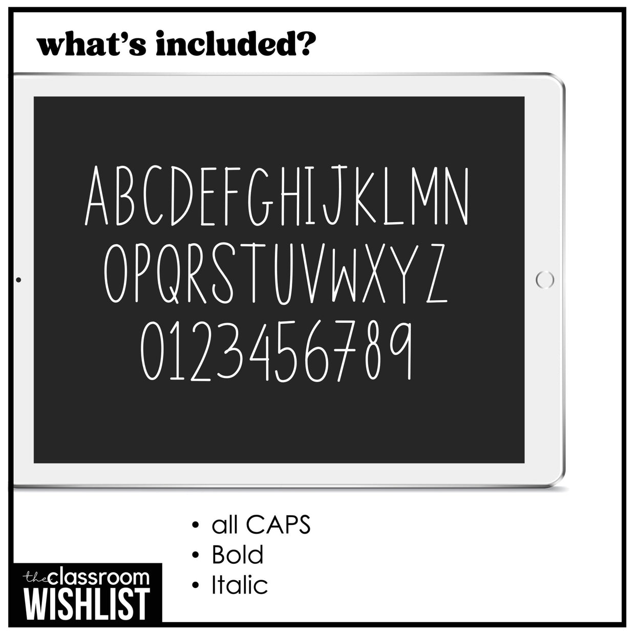 Tall - Skinny - Readable Handwritten Font - Single Font