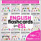 Flashcards for ESL - Hot Chocolate Teachables