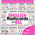 Flashcards for ESL - Hot Chocolate Teachables