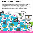 Practice using WH- Question Words - Hot Chocolate Teachables