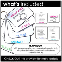 Guessing Game - What am I? - Nouns – Hot Chocolate Teachables