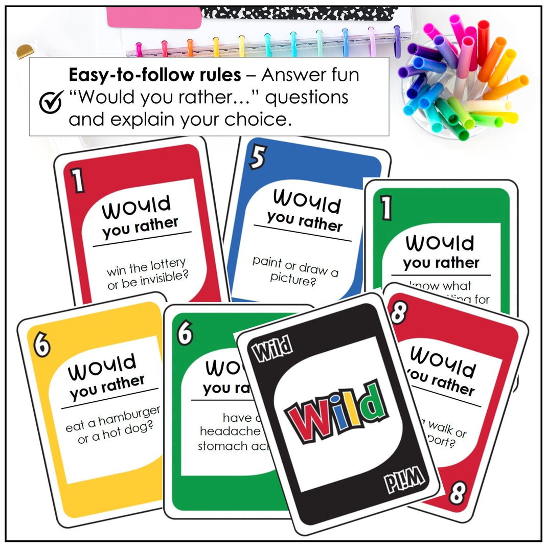 Printable Card Games - Hot Chocolate Teachables