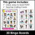 Action Verb Bingo Game + Present Tense Verb Flashcards