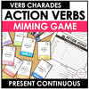 Action Verb Charades | Present Continuous Tense Miming Game – Hot ...