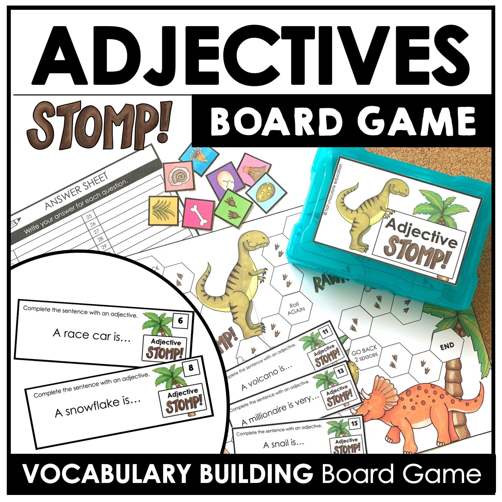Printable Board Games - Hot Chocolate Teachables