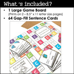 Adjectives : Comparative & Superlative Sentence Board Game
