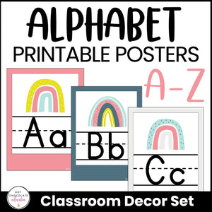 Letter Posters Classroom Decor | Preschool / K / 1st – Hot Chocolate ...